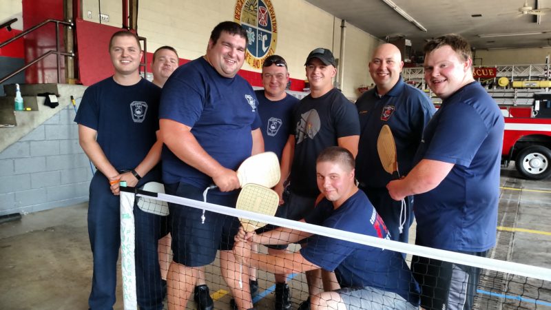 Firefighters Try Pickleball for Fitness | News, Sports, Jobs - The ...